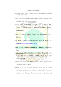 Literature review: hubungan tingkat stres dengan perilaku merokok pada remaja - eSkripsi ...